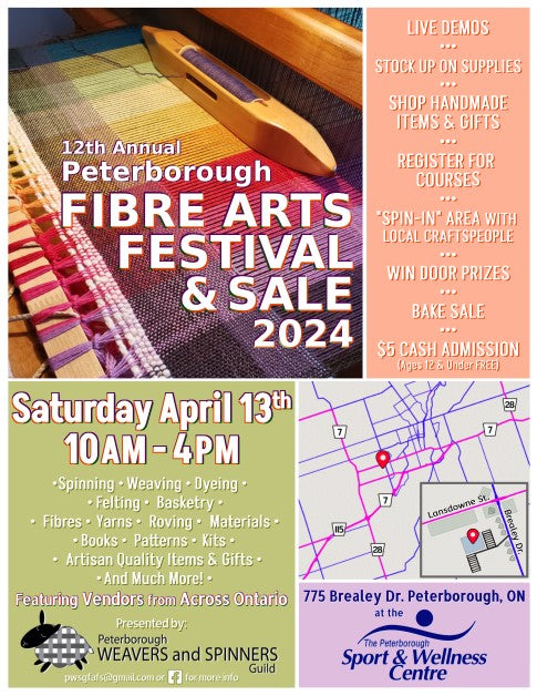 Peterborough Fibre Arts Festival & Sale | A River Of Yarn